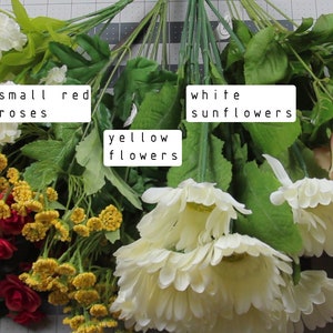 7 Piece 5.7 ft Each // Flower Wall Hangings // 7 Individual | Etsy