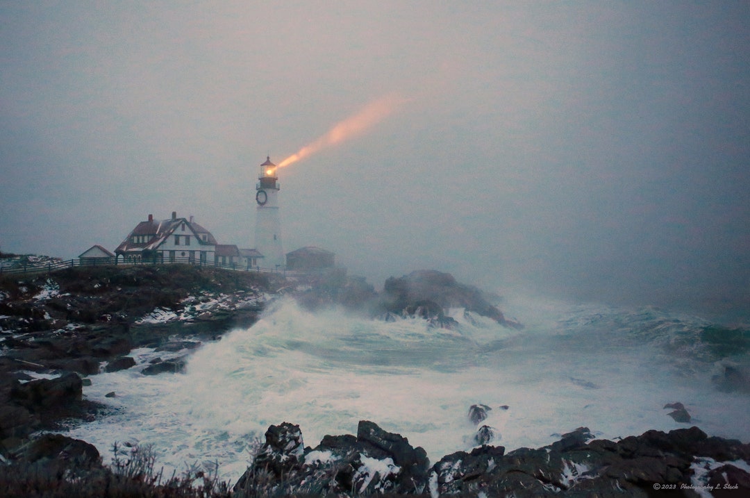 Morning Light. Portland Head Light, Maine. 12x18 Unframed Print. - Etsy