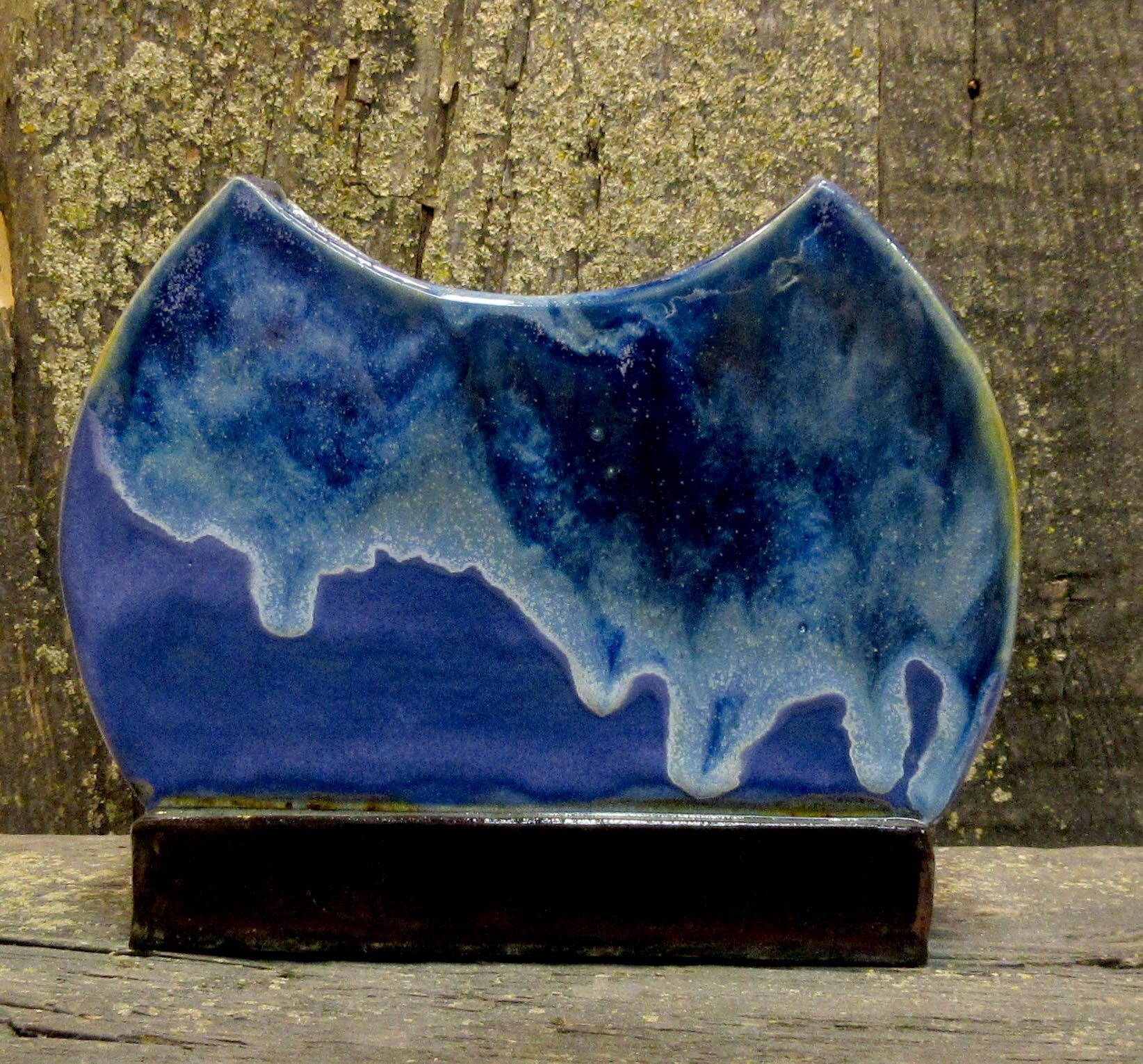 Hand Built Pottery Vase - Moon - Etsy
