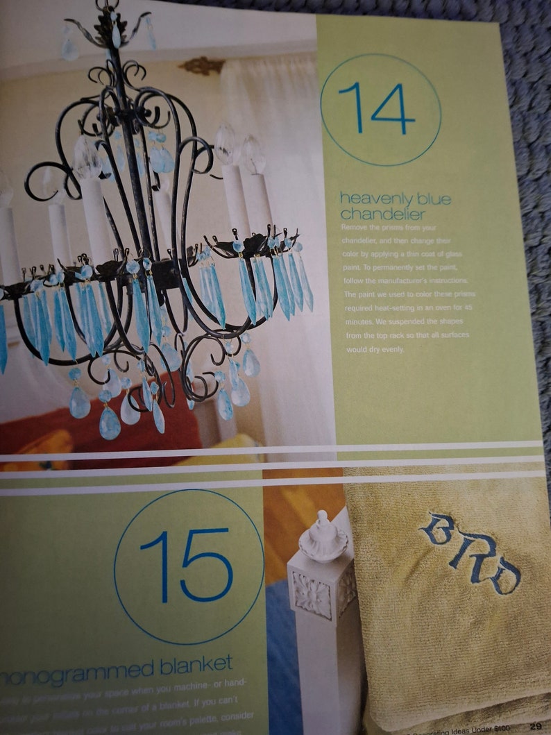 Preowned One Hundred Decorating Ideas Under Ten Dollars FALL 2005 - Etsy