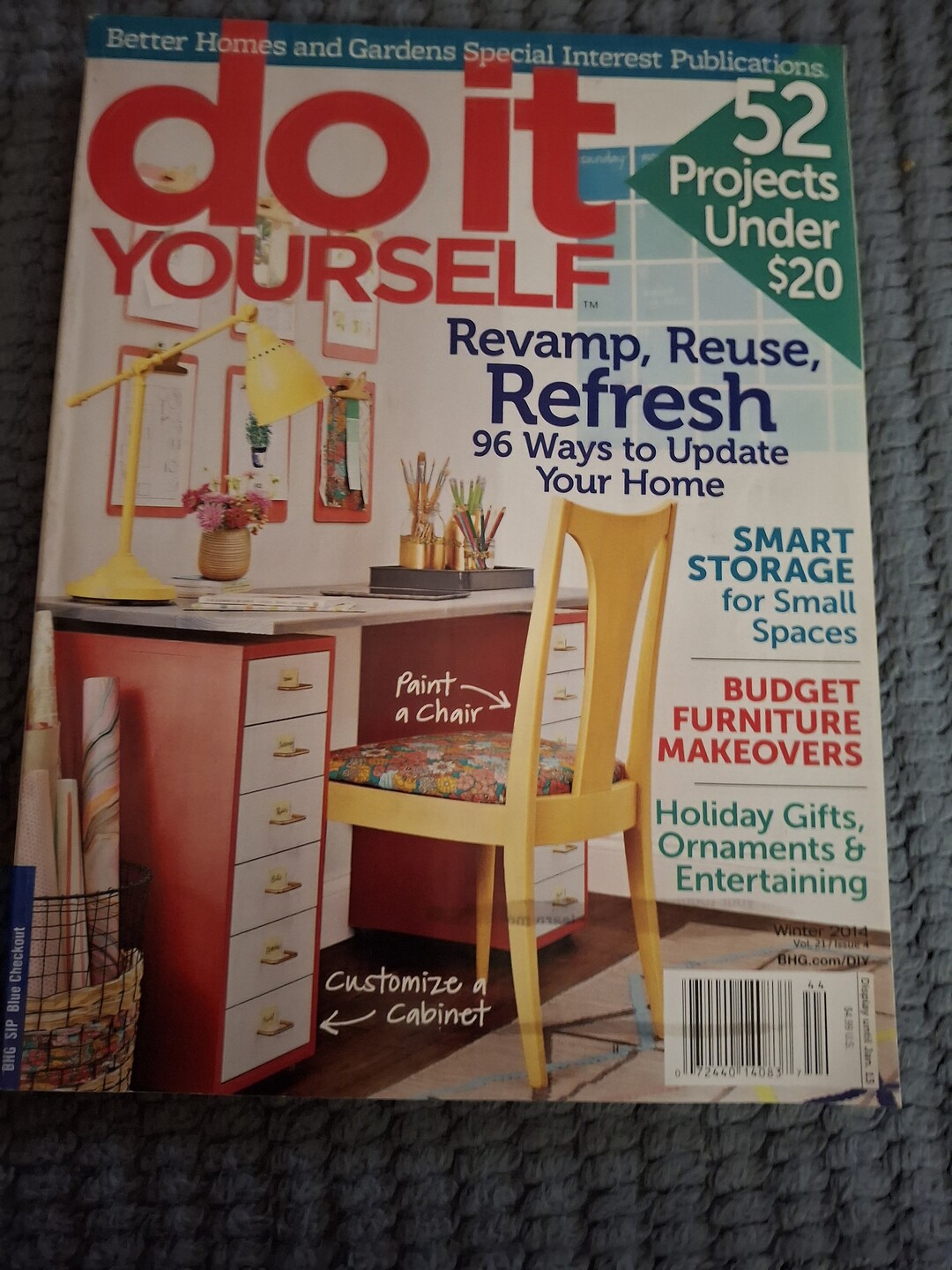 Preowned DO It Yourself Magazine Winter 2014 - Etsy