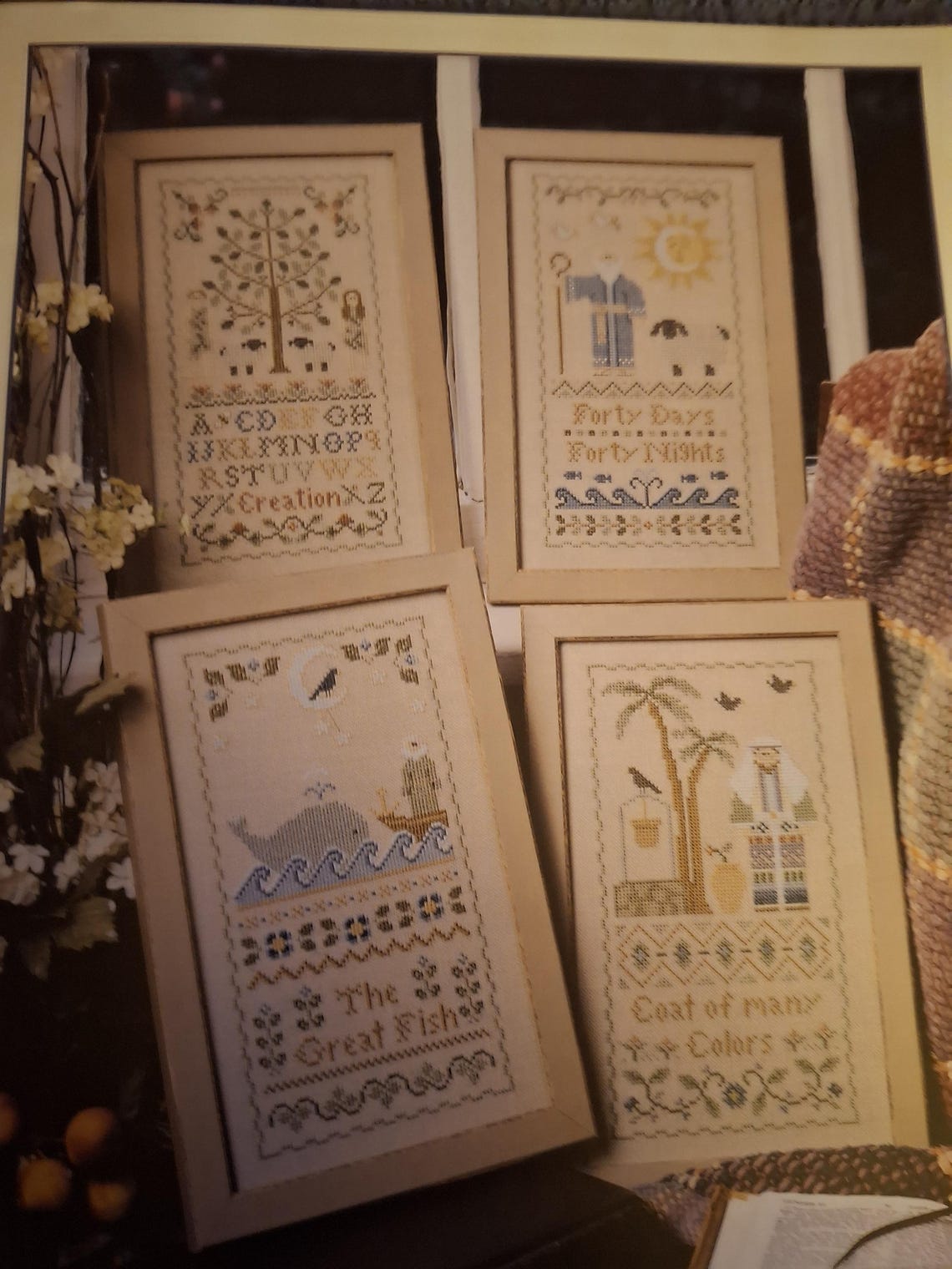 Leisure Arts Praying Hands Beloved Bible Story Samplers 8 Designs - Etsy