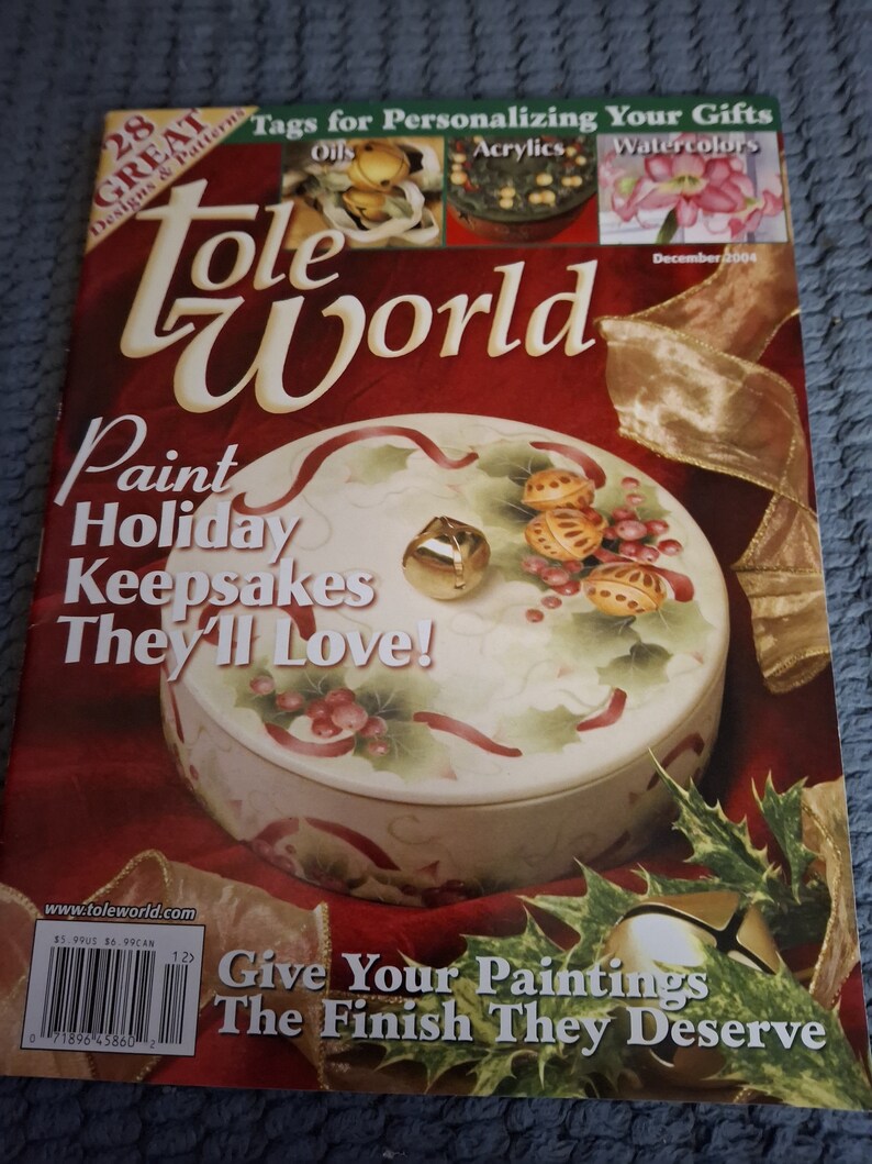 Tole World December 2004 - Etsy