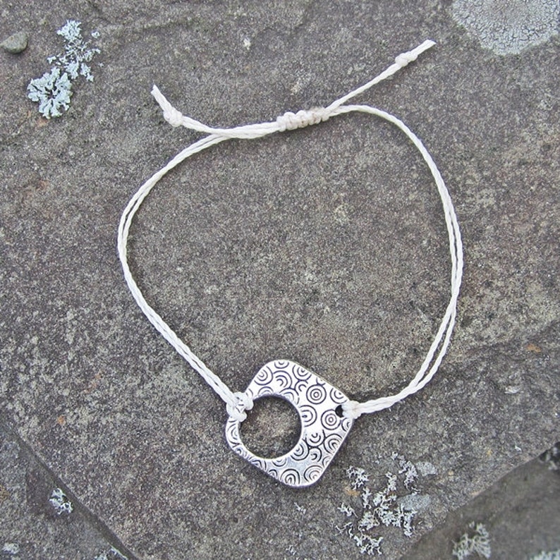 Geometric Square Thread Bracelet Swirl String Bracelet Cute - Etsy