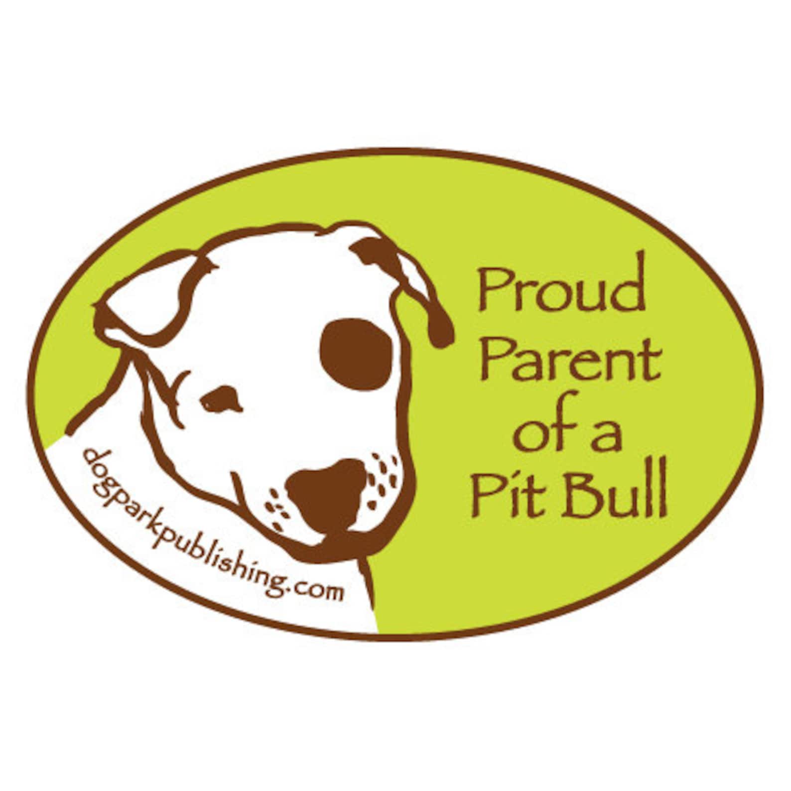 Proud Parent of a Pit Bull Bumper Sticker Pitbull Bumper - Etsy