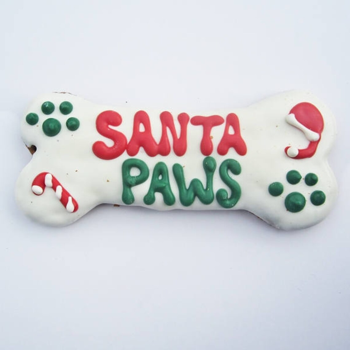 XL Christmas Dog Bone Treat merry Woofmas Dog Bone Santa - Etsy