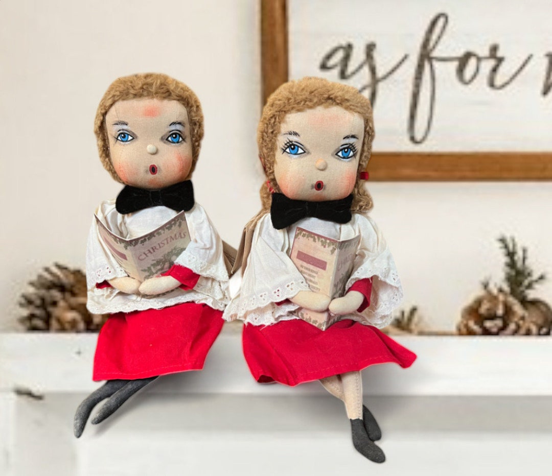 Joe Spencer Gathered Traditions Harper and Harmony Christmas Caroler ...