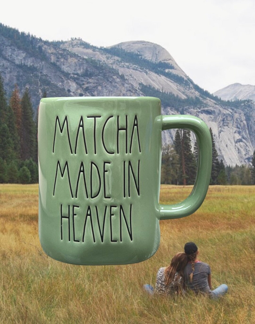 Rae Dunn Magenta Matcha Made in Heaven Large Green Coffee Mug / Rae ...