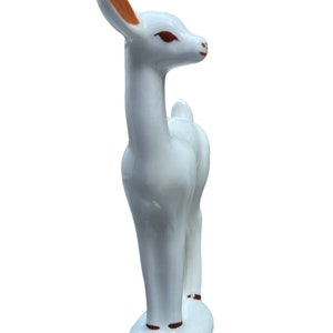 Vintage West Coast Pottery Ivory Deer Figure / Ivory Pottery Deer ...