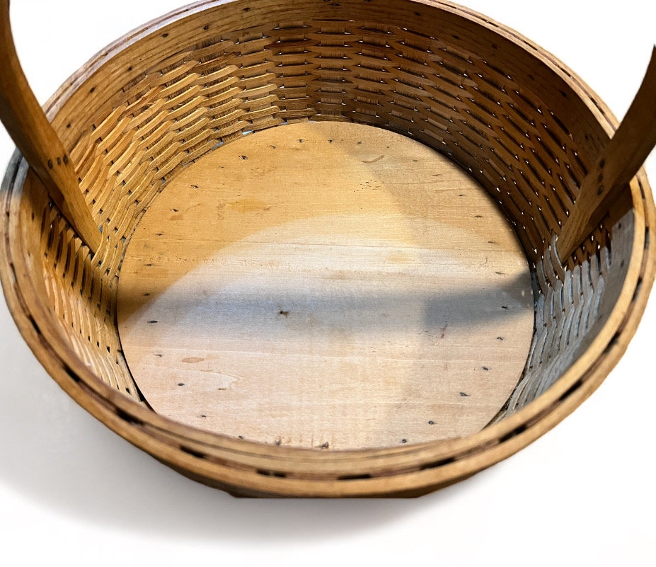 Vintage B.G. Higgins Chester MA Wood Pie Carrier Basket With Riser ...