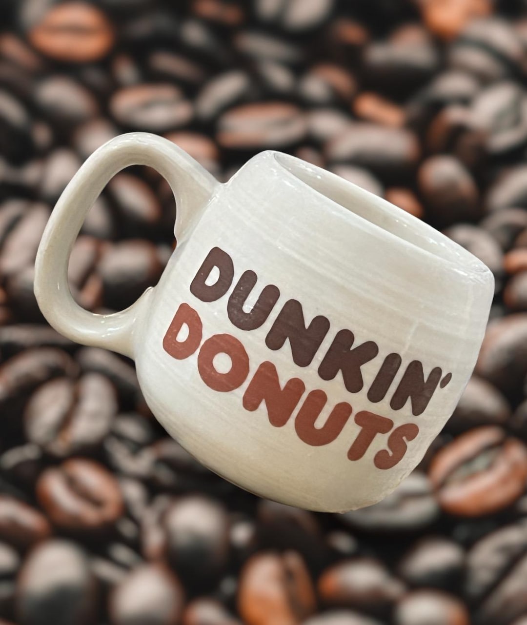 Dunkin Donuts Traditional Brown Logo Graphics Coffee Mug / Dunkin ...