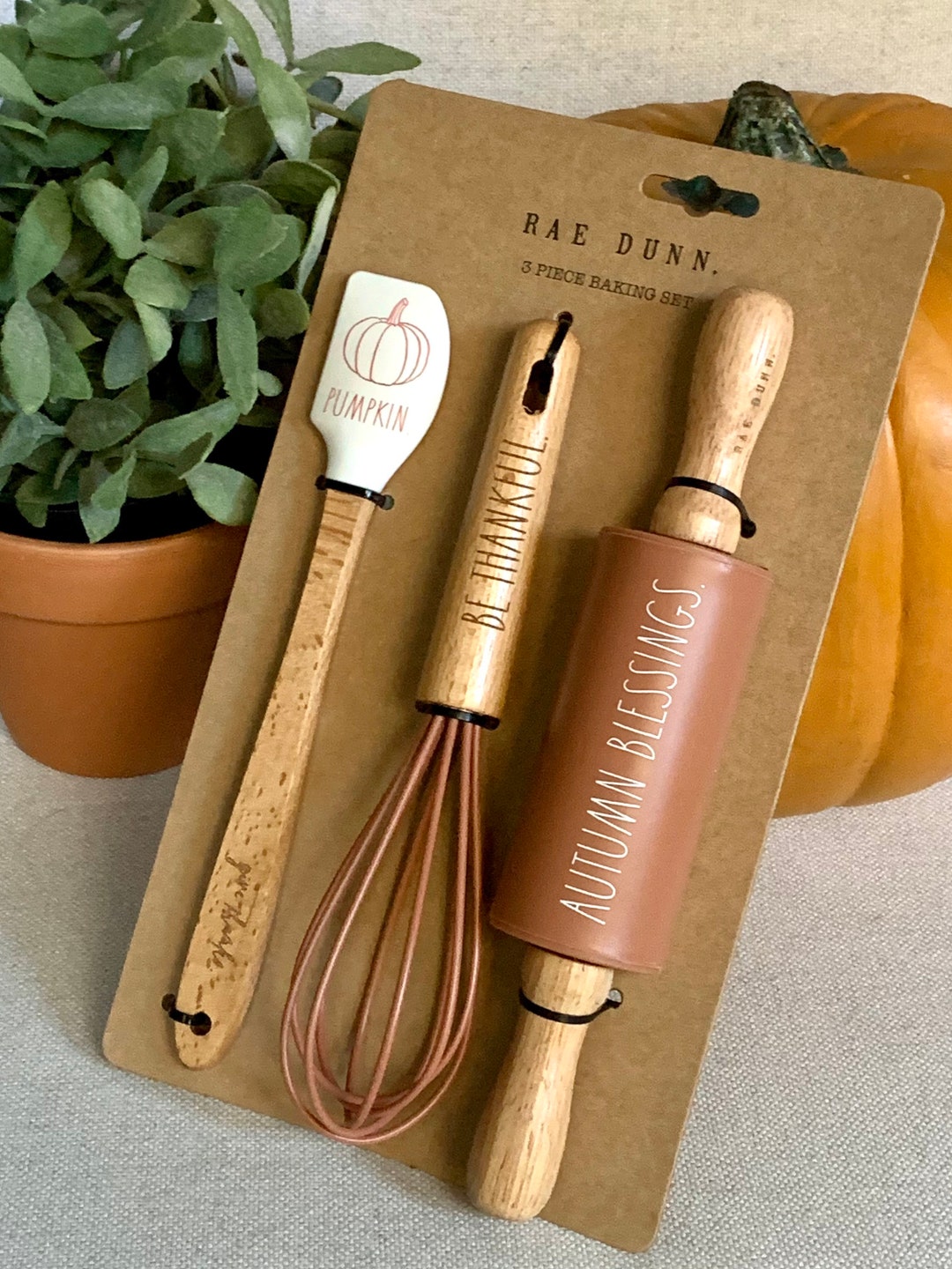 Rae Dunn 2021 Autumn Blessings 3 Piece Baking Set / Rae Dunn by Magenta ...