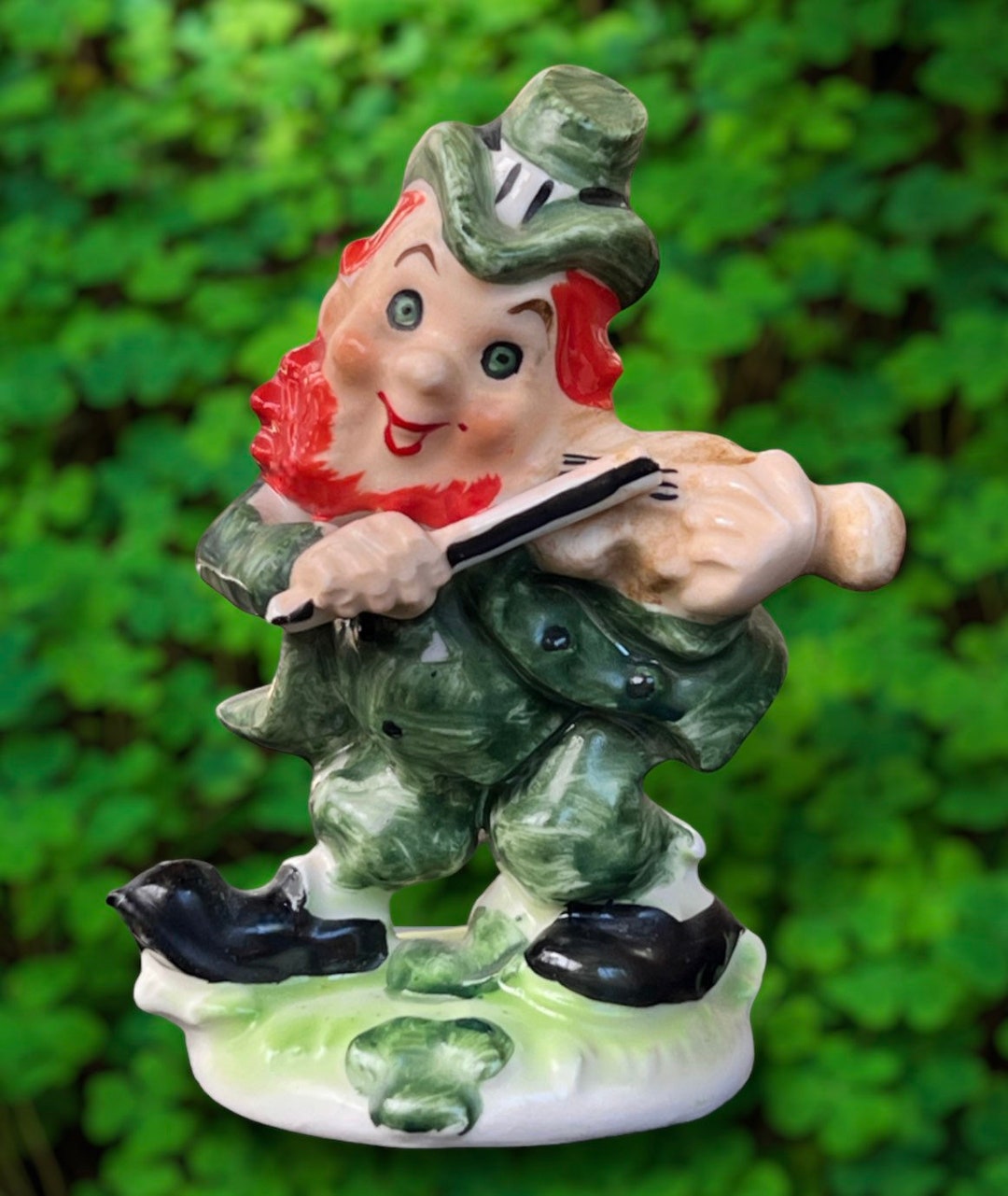 Lefton China Leprechaun Figurine / Lefton Leprechaun Elf Figure ...