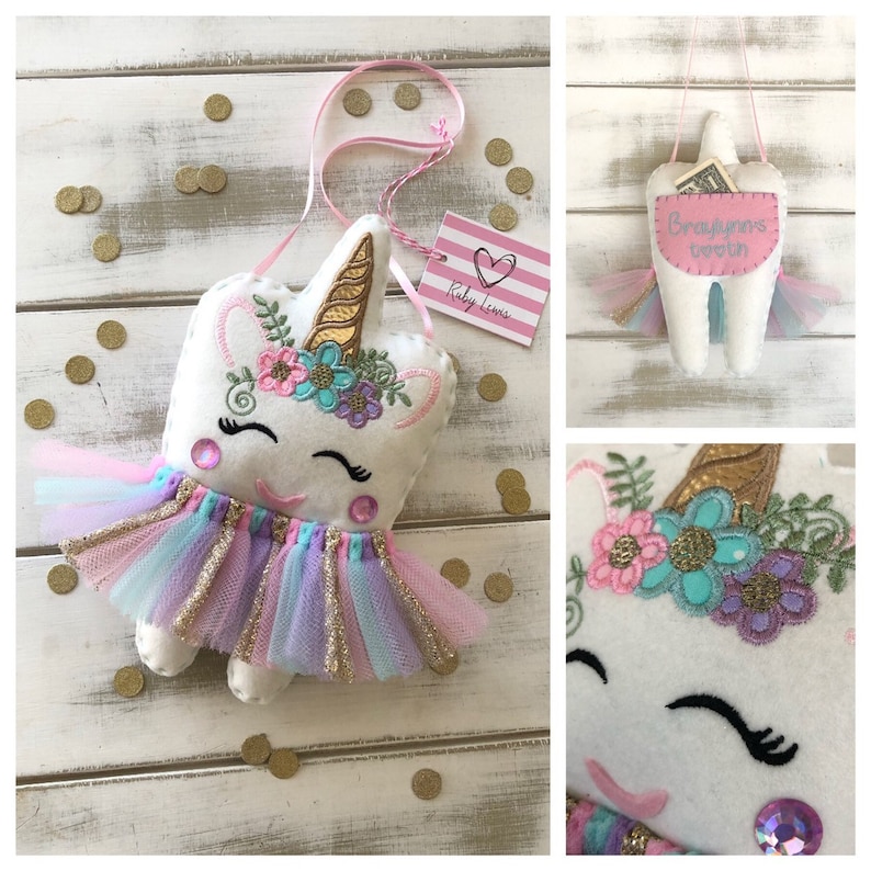 NEW Children's Personalised Tutu Unicorn Tooth Fairy | Etsy