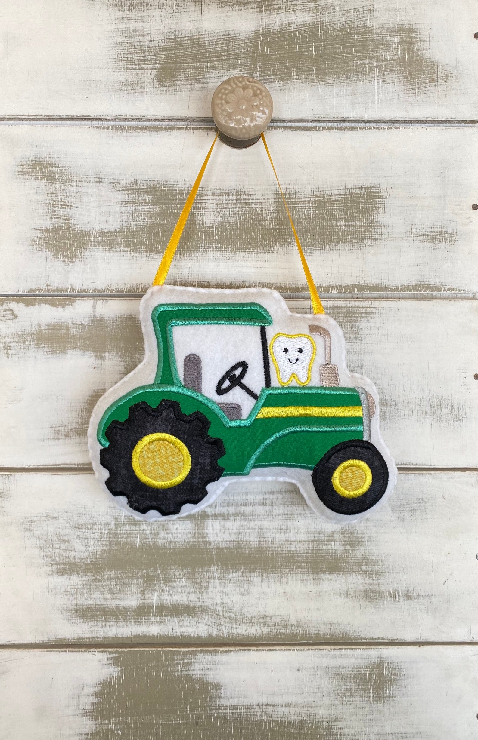 NEW Personalized Farm Tractor Tooth Fairy Pillow With Money - Etsy
