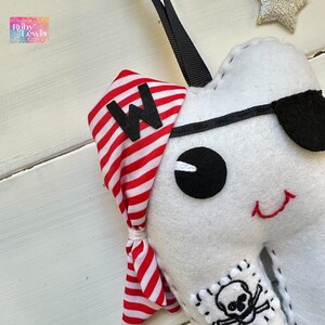 Personalized Pirate Tooth Fairy Pillow, Personalized Pocket, Boy or ...