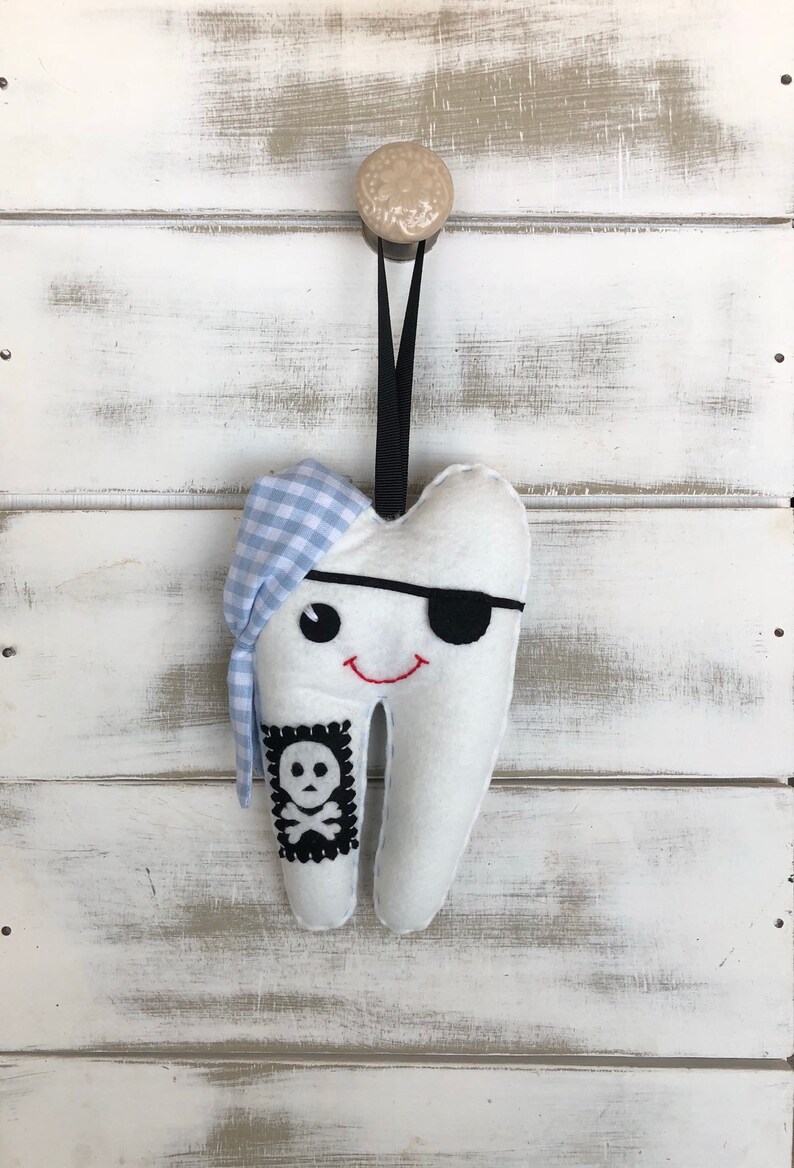 NEW Personalized Boys Pirate Tooth Fairy Pillow Personalized | Etsy