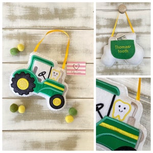 NEW Personalized Farm Tractor Tooth Fairy Pillow With Money - Etsy