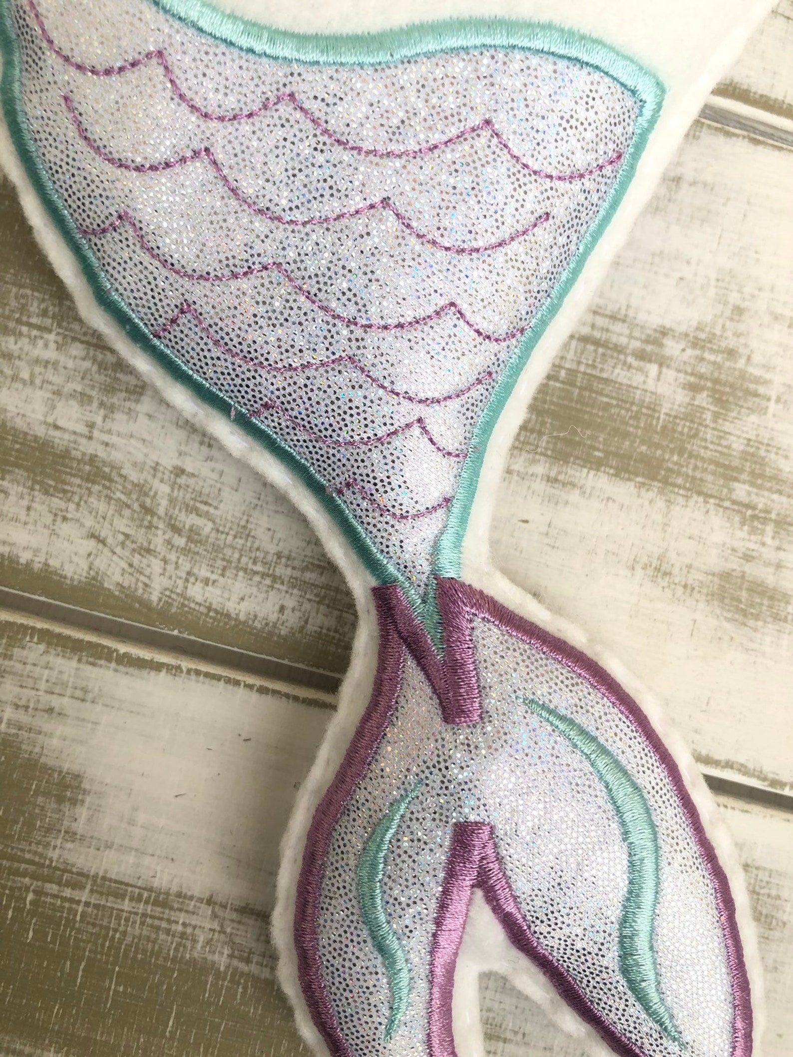 Personalized Mermaid Tooth Fairy Pillow With Metallic Tail - Etsy