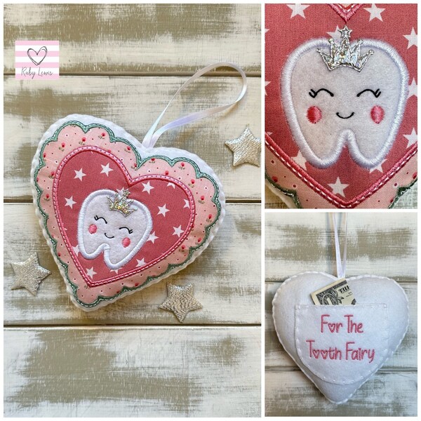 Heart Tooth Fairy Pillow - Etsy