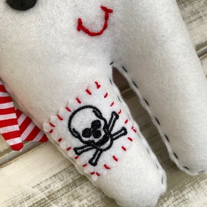 Personalized, Boys, Pirate, Tooth Fairy Pillow With New Style Skull and ...