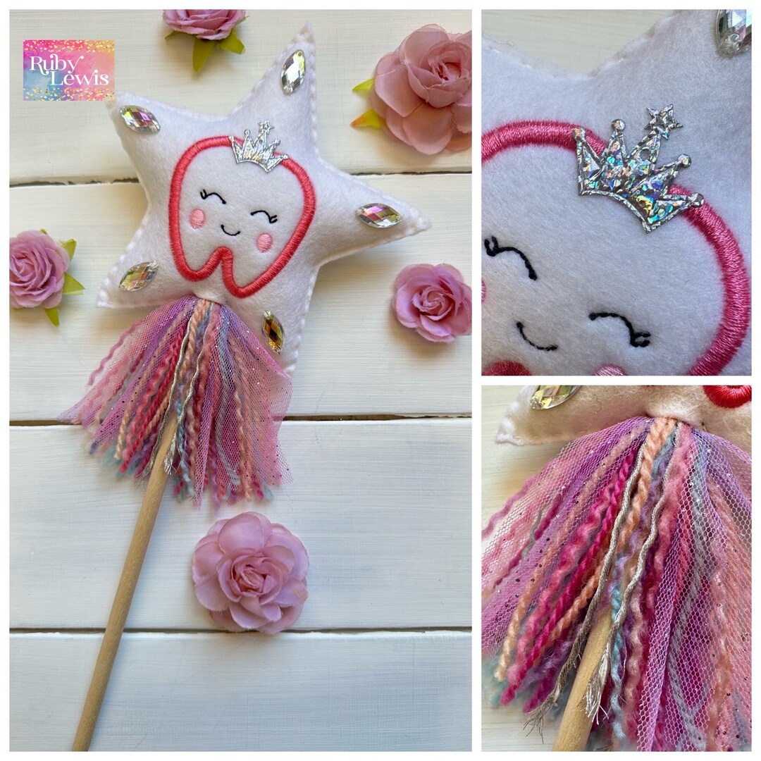 Personalized Tooth Fairy Magic Rainbow Jewel Wand, Great Gift Idea ...