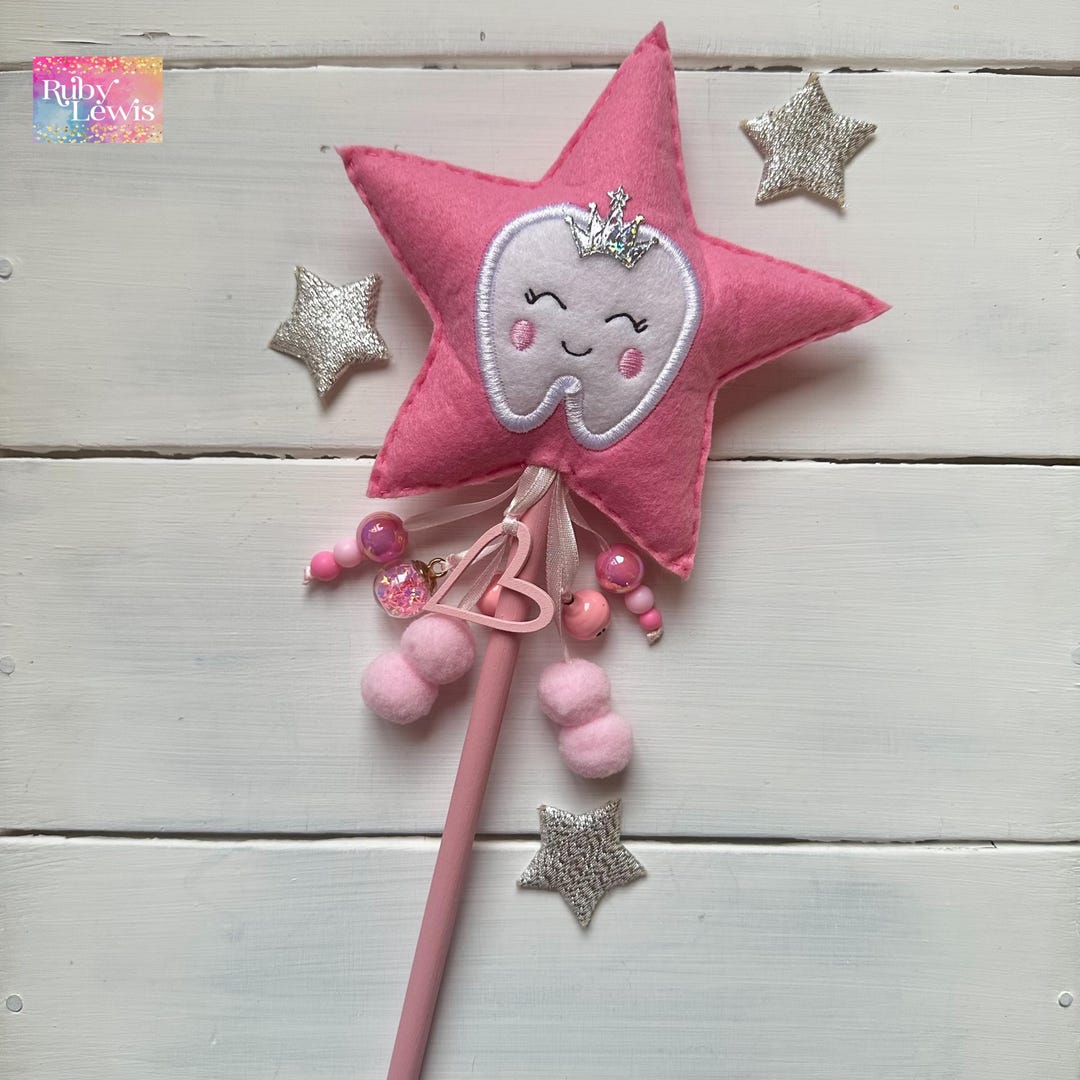 Tooth Fairy Magic Charm Wand, Great Gift Idea, Photo Prop Accessory - Etsy