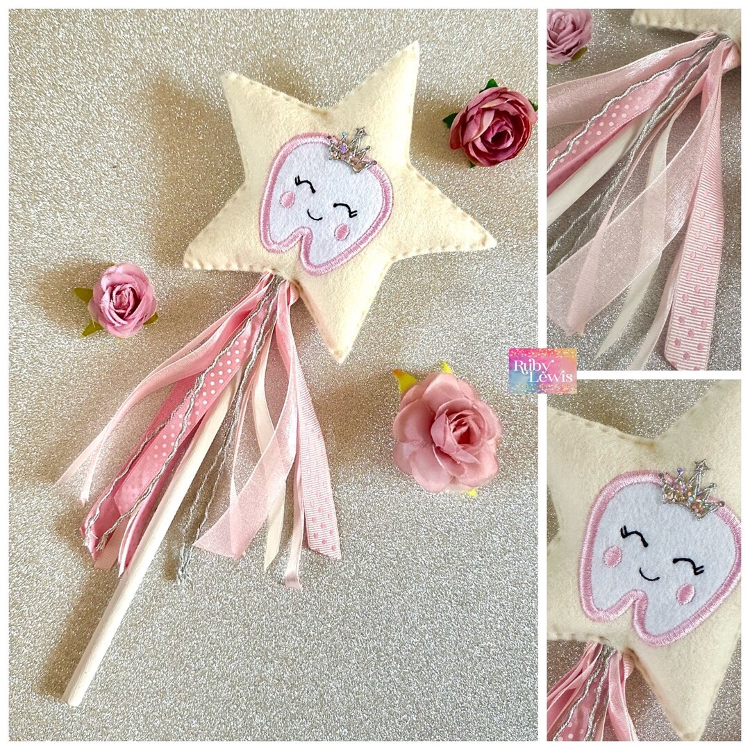 New Tooth Fairy Magic Ribbon Wand, Great Gift Idea, Photo Prop ...