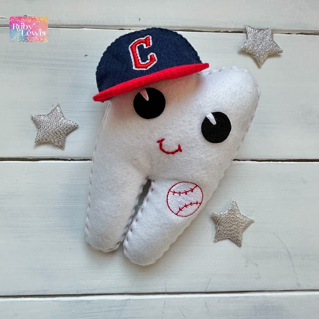 Personalized Tooth Fairy Pillow, With Sports Themed Baseball Cap and ...
