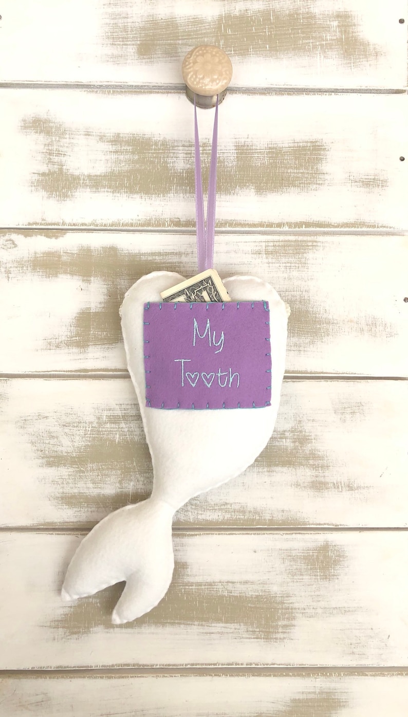 Personalized Mermaid Tooth Fairy Pillow With Metallic Tail - Etsy