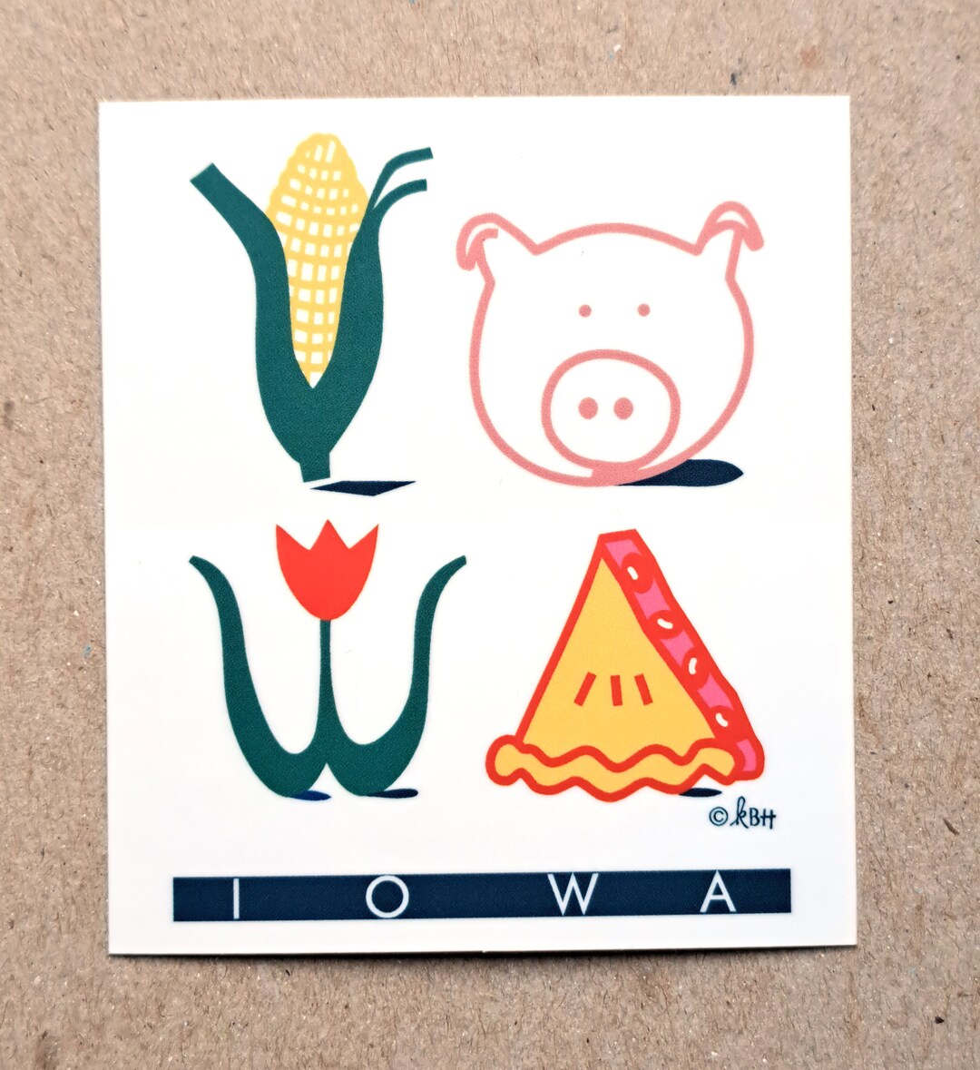 Iowa Icons Decal Sticker - Etsy