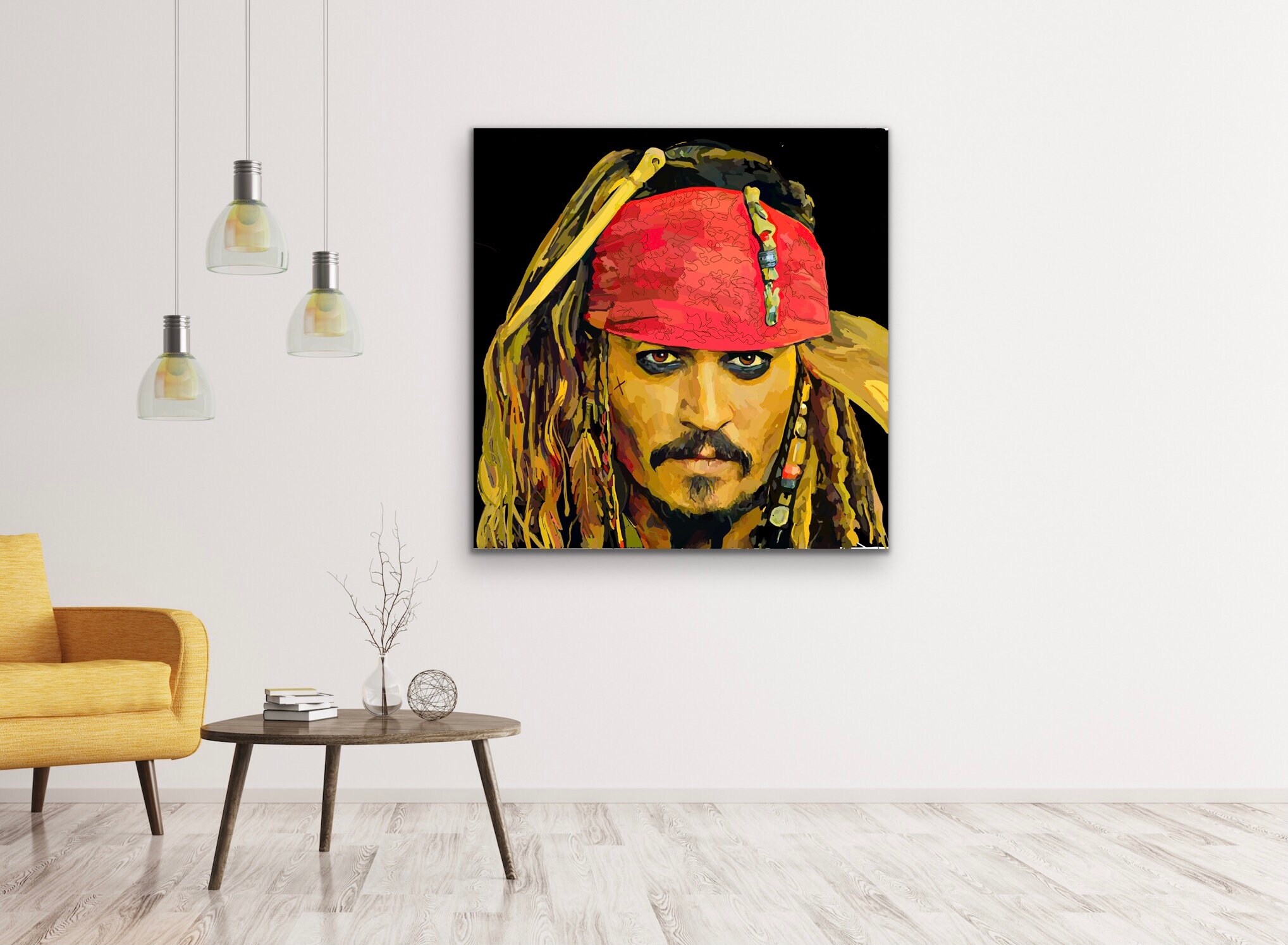 Johnny Depp Canvas Print Johnny Depp Original Portrait Movie Lover Gift ... Johnny Depp Canvas Print Johnny Depp Original Portrait Movie Lover Gift ...