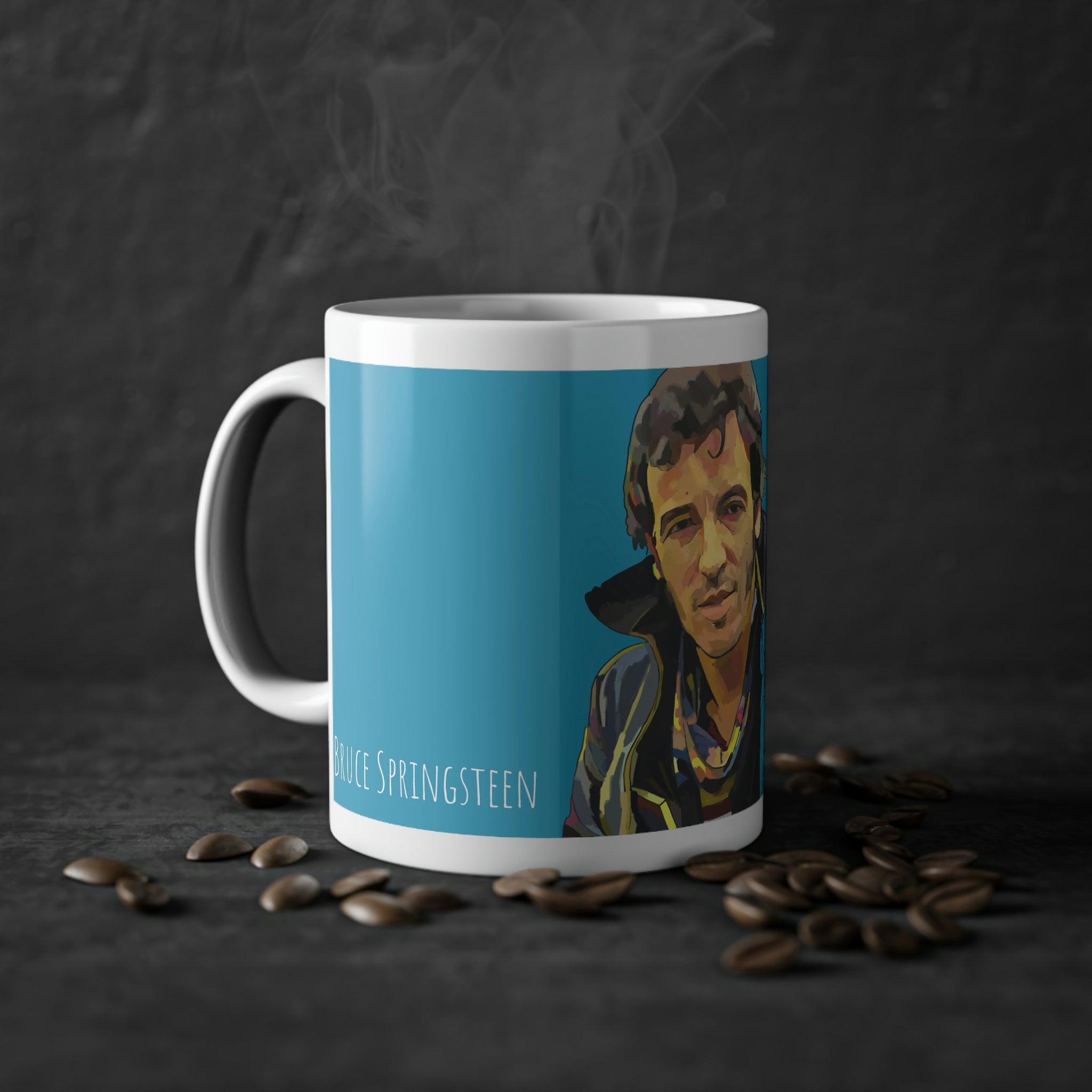Art Mug, 11oz Bruce Springsteen By Cathriona Cleary Art sold by Olive ...