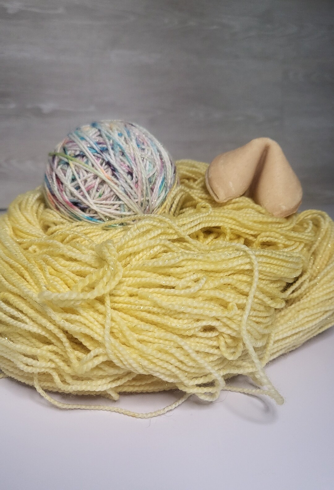 Fortune Cookie, Sock Yarn, Glitter Yarn, Tweed Yarn, Christmas Gift ...
