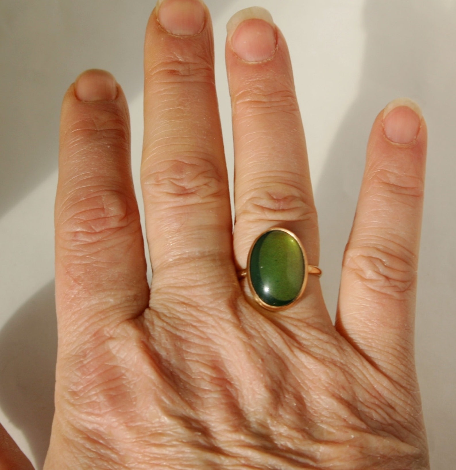 Mood Ring Gold Mood Ring Gold Filled Mood Ring Handmade - Etsy UK