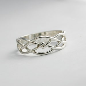 Infinity Ring, Double Infinity Ring, Handcrafted Sterling Silver Double ...