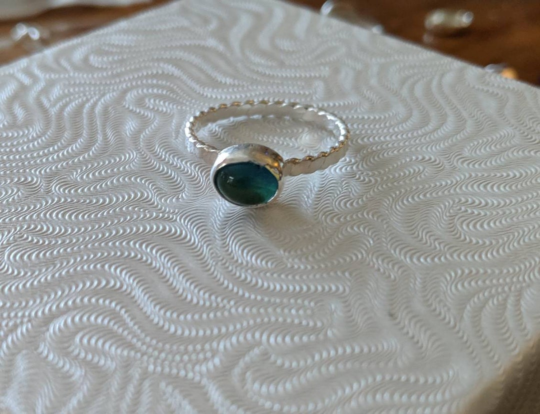 Mood Stone Ring, Sterling Silver Mood Stone Ring, Mood Stone Petite ...