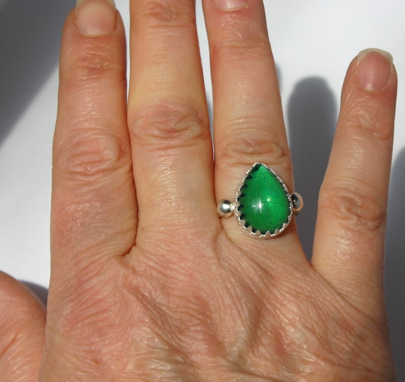 Mood Ring, Silver Mood Ring, Teardrop Mood Ring, Mood Rings, Silver ...
