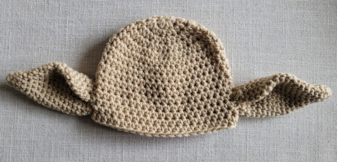 Crochet House Elf Hat: Baby Dobby Halloween Costume Beanie With Ears (3 ...