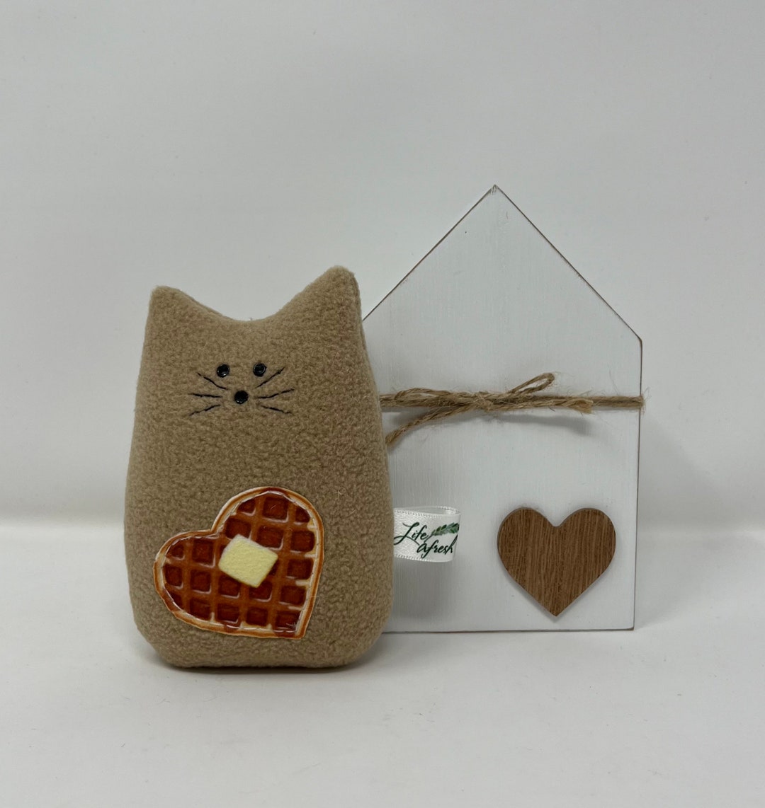 Waffle Baby Cat Plushie - Etsy