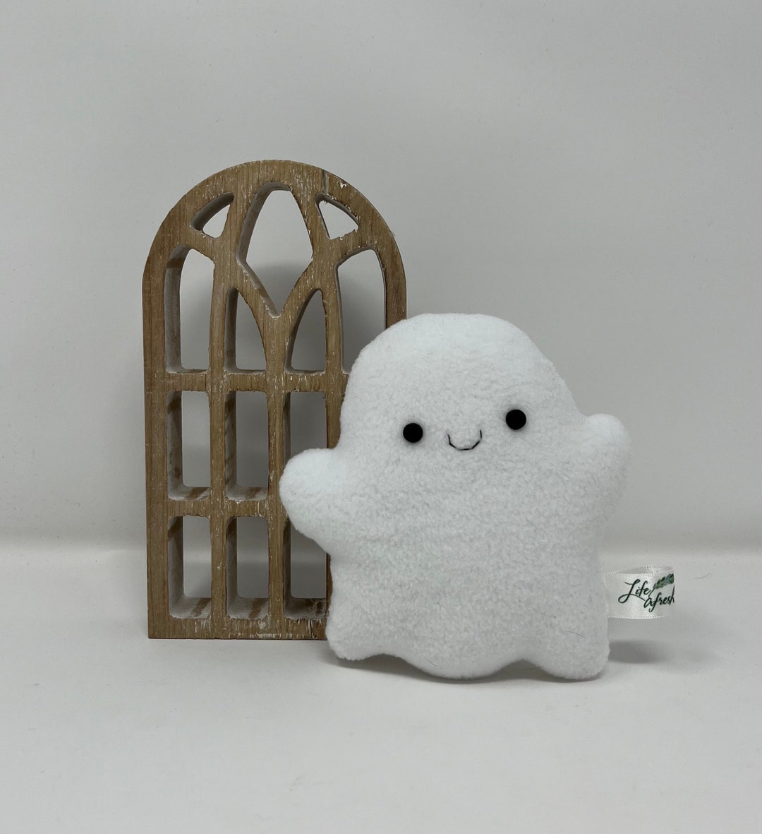 Fleece Ghost Plushie, Hand Stitched Details - Etsy