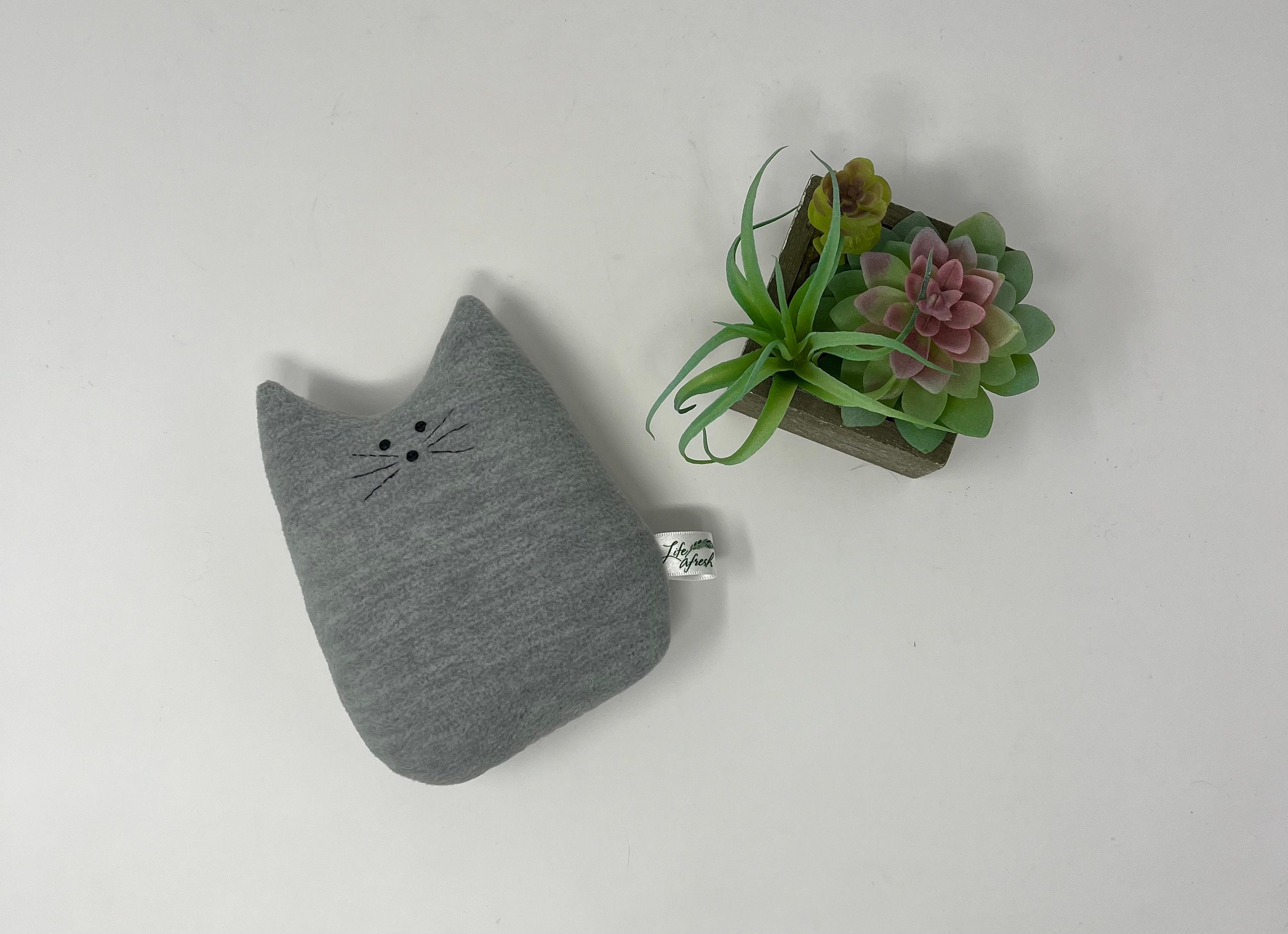 Gray Cat Plushie - Etsy
