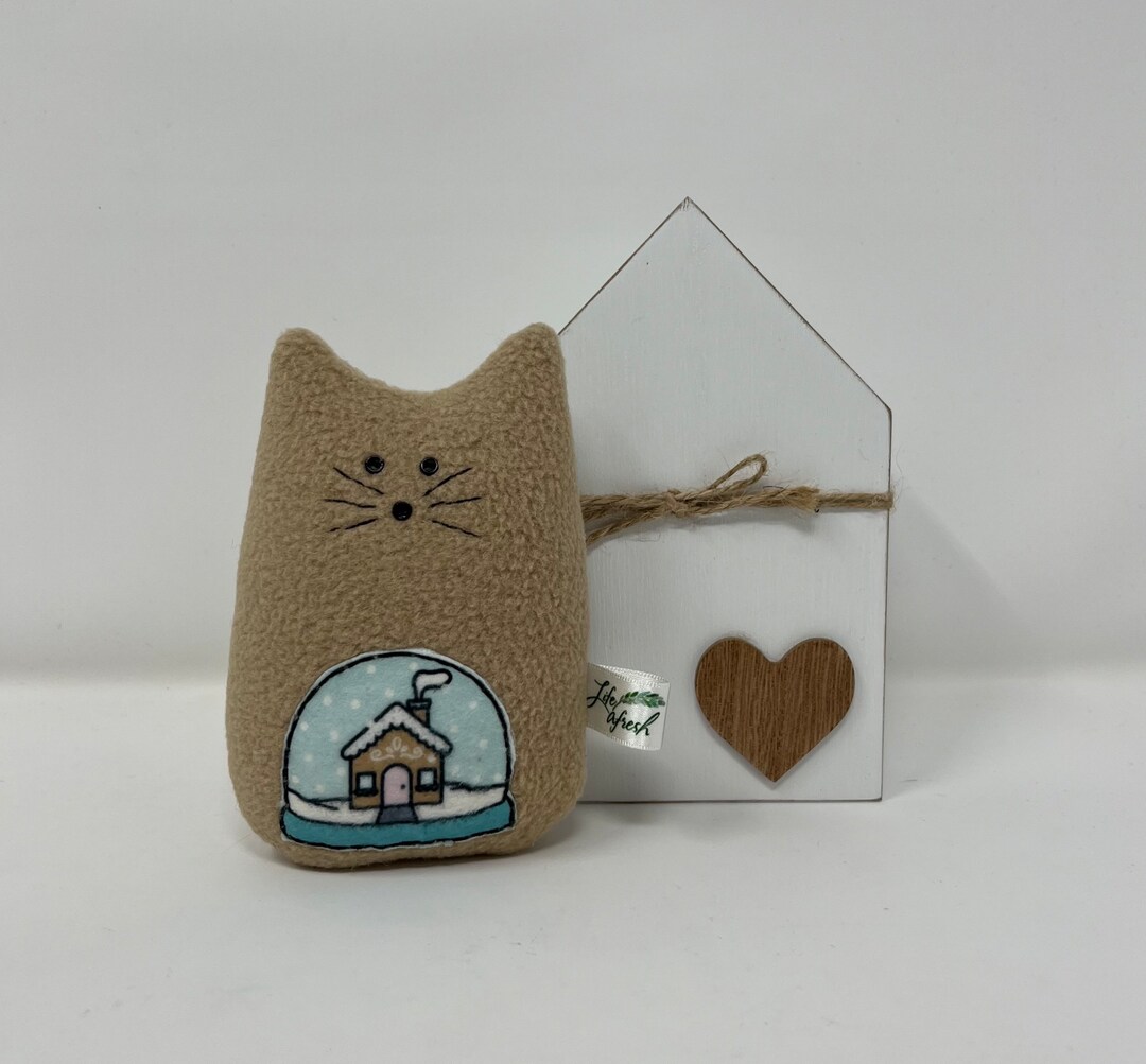 Snow Globe Baby Cat Plushie - Etsy