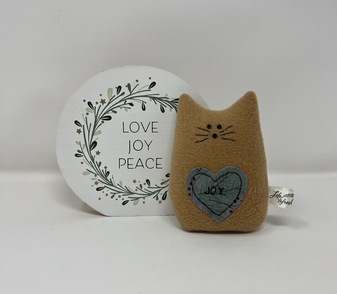Holiday Joy Cat Plushie - Etsy
