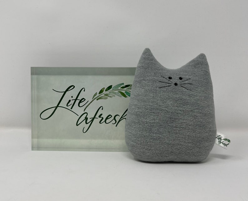 Gray Cat Plushie - Etsy