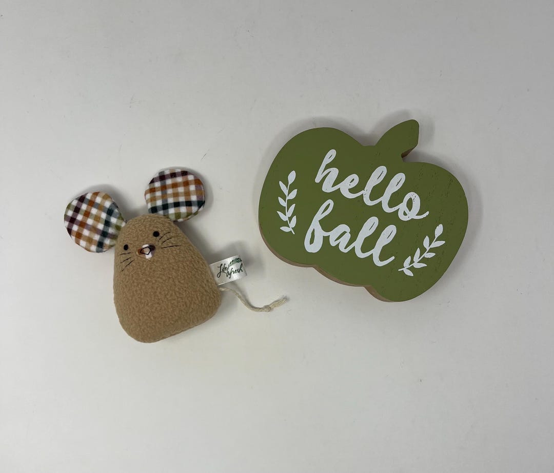 Fall Mouse Plushie - Etsy
