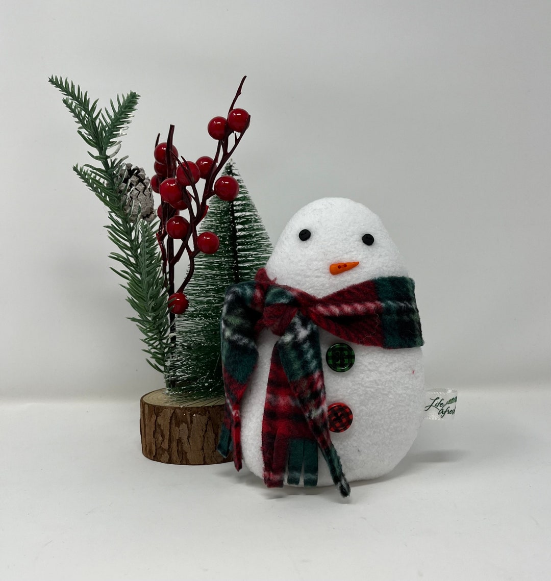 Snowman Plushie - Etsy