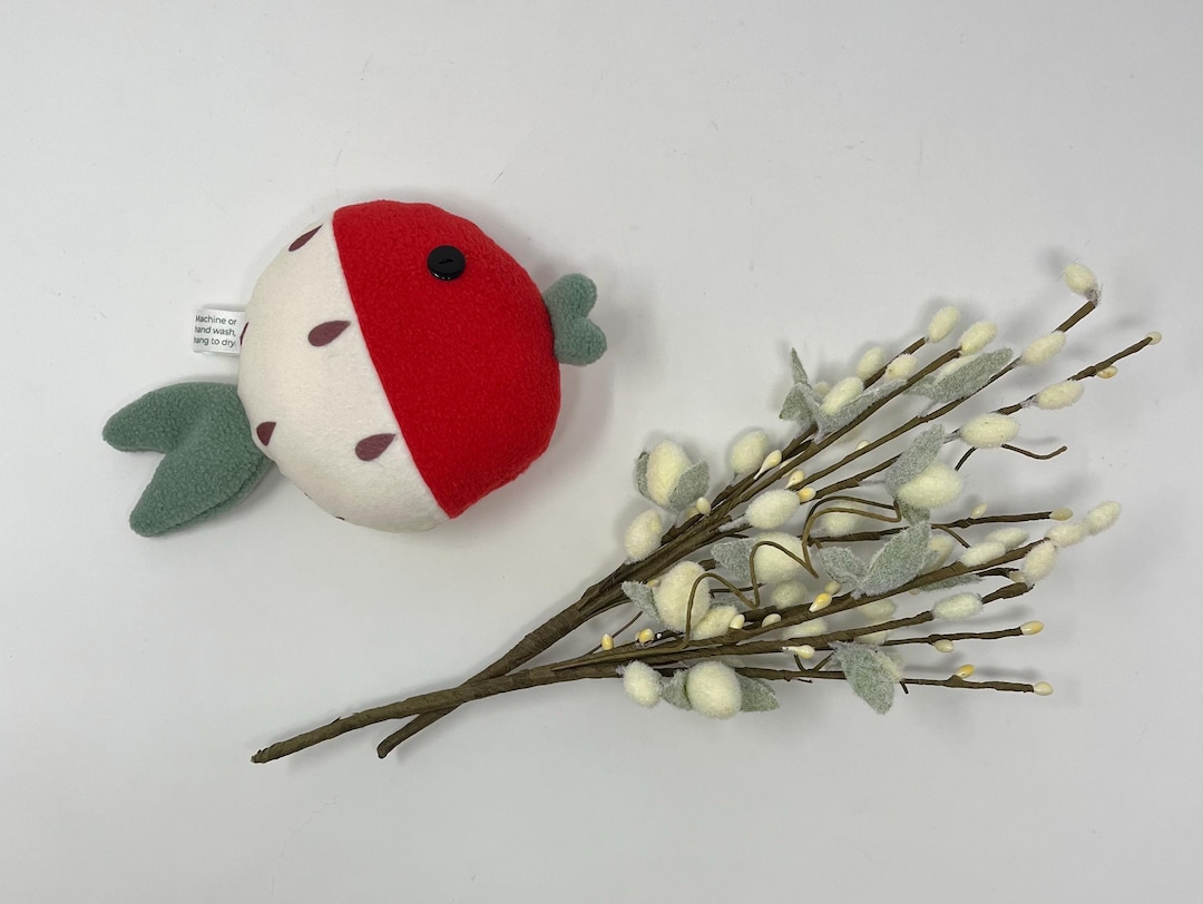 Apple Fish Plushie - Etsy