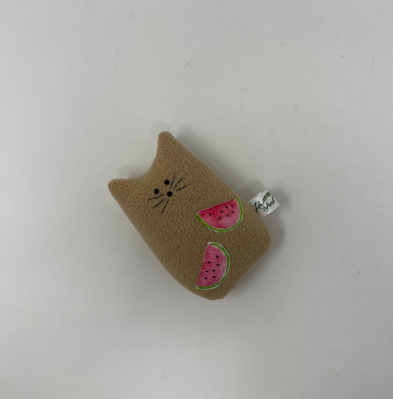 Watermelon Cat Plushie - Etsy