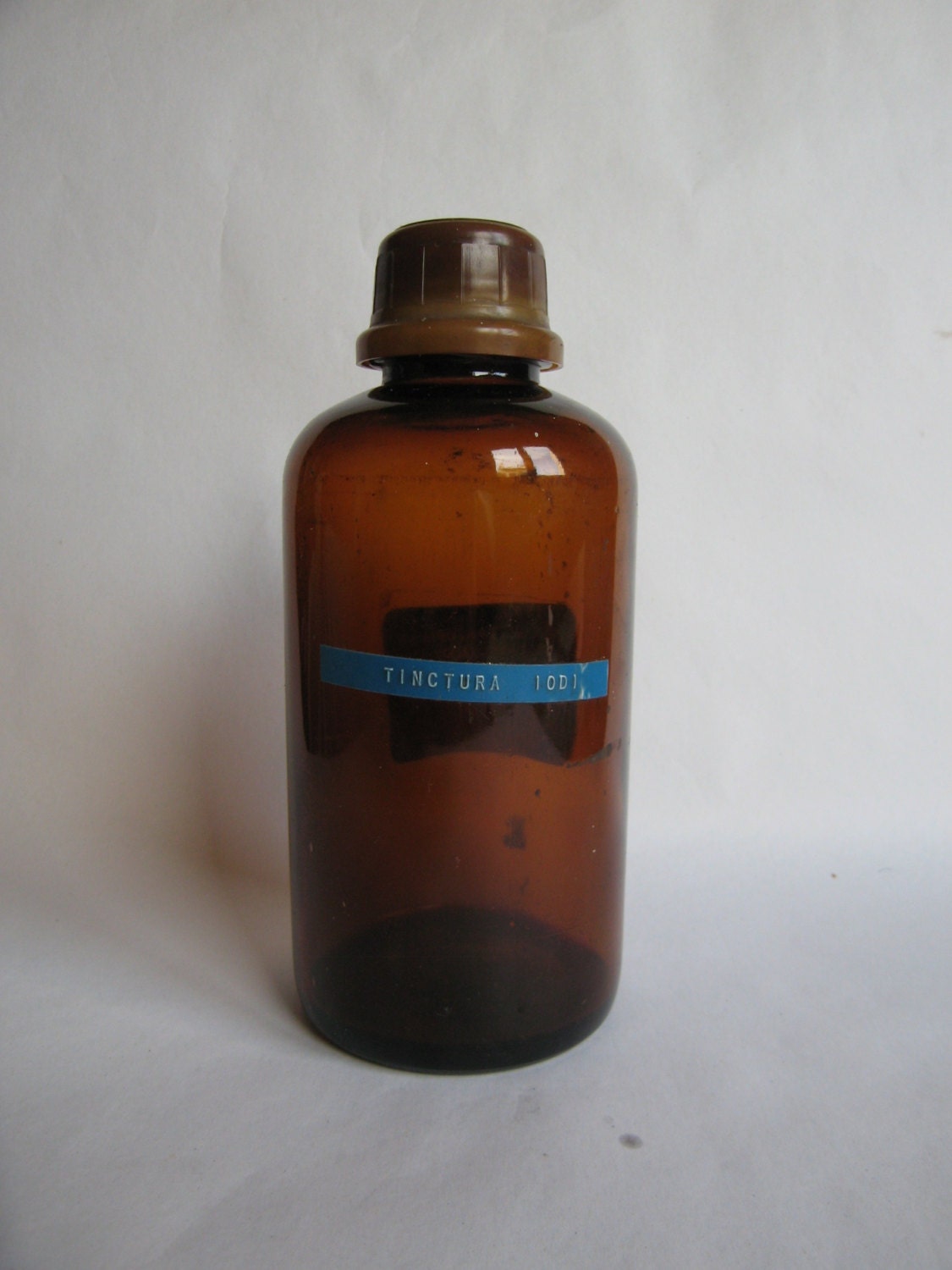 Antique E. Merck Darmstadt German Big Pharmacy Apothecary Amber Glass ...